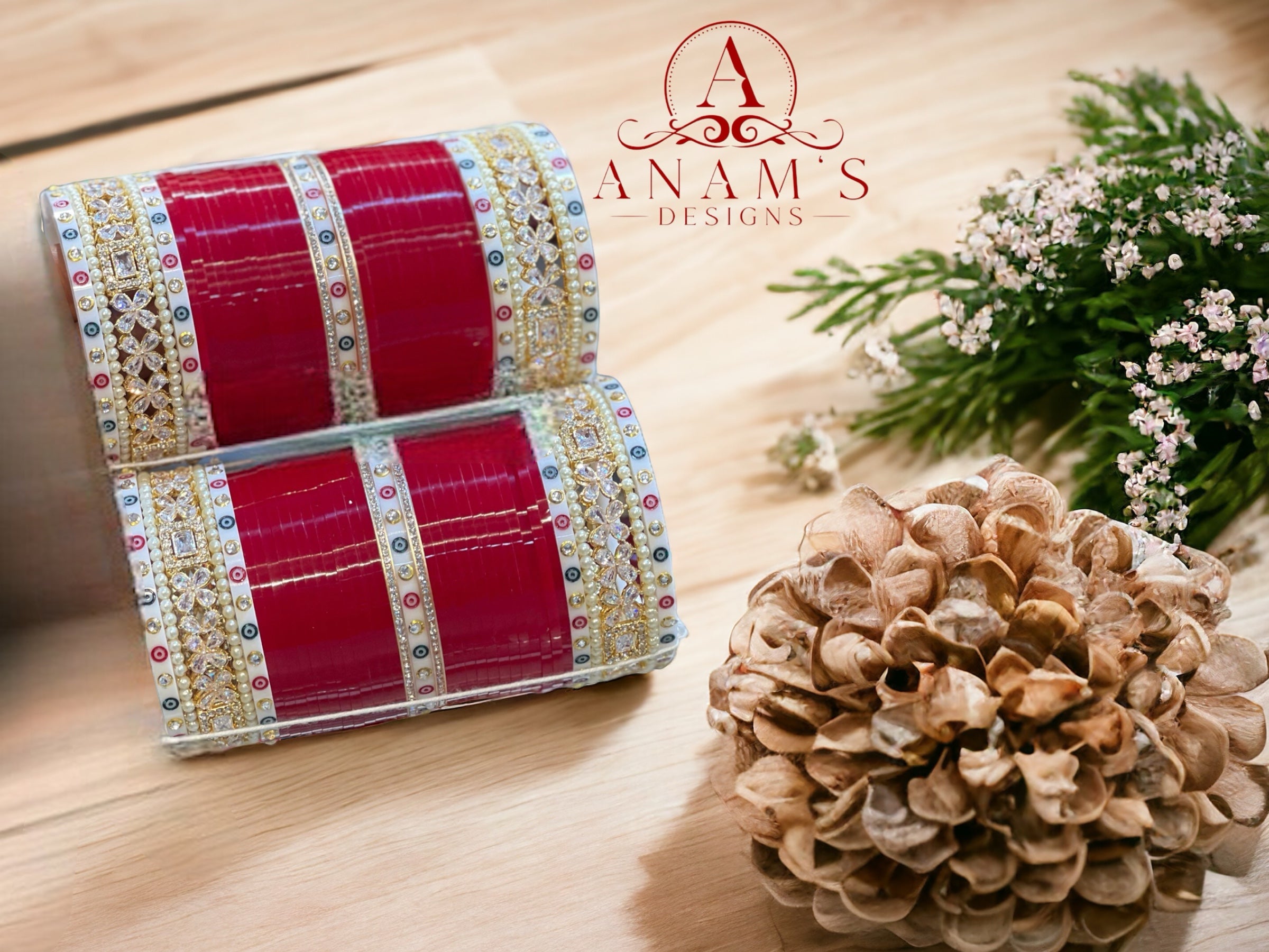 Simple Punjabi Bridal Chuda – Anam's Designs